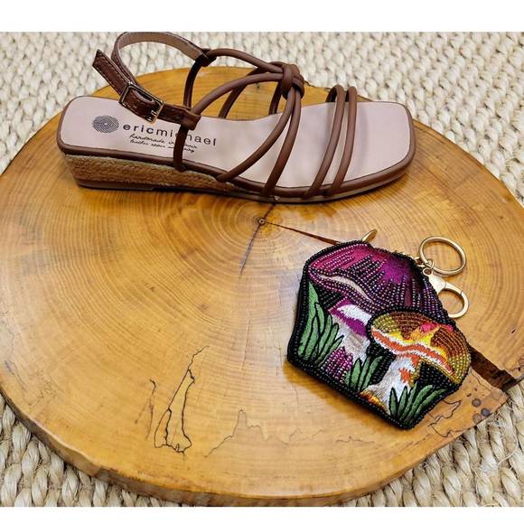 Eric Michael | Shoes | New Eric Michael Elizabeth Sandals In Tan ...